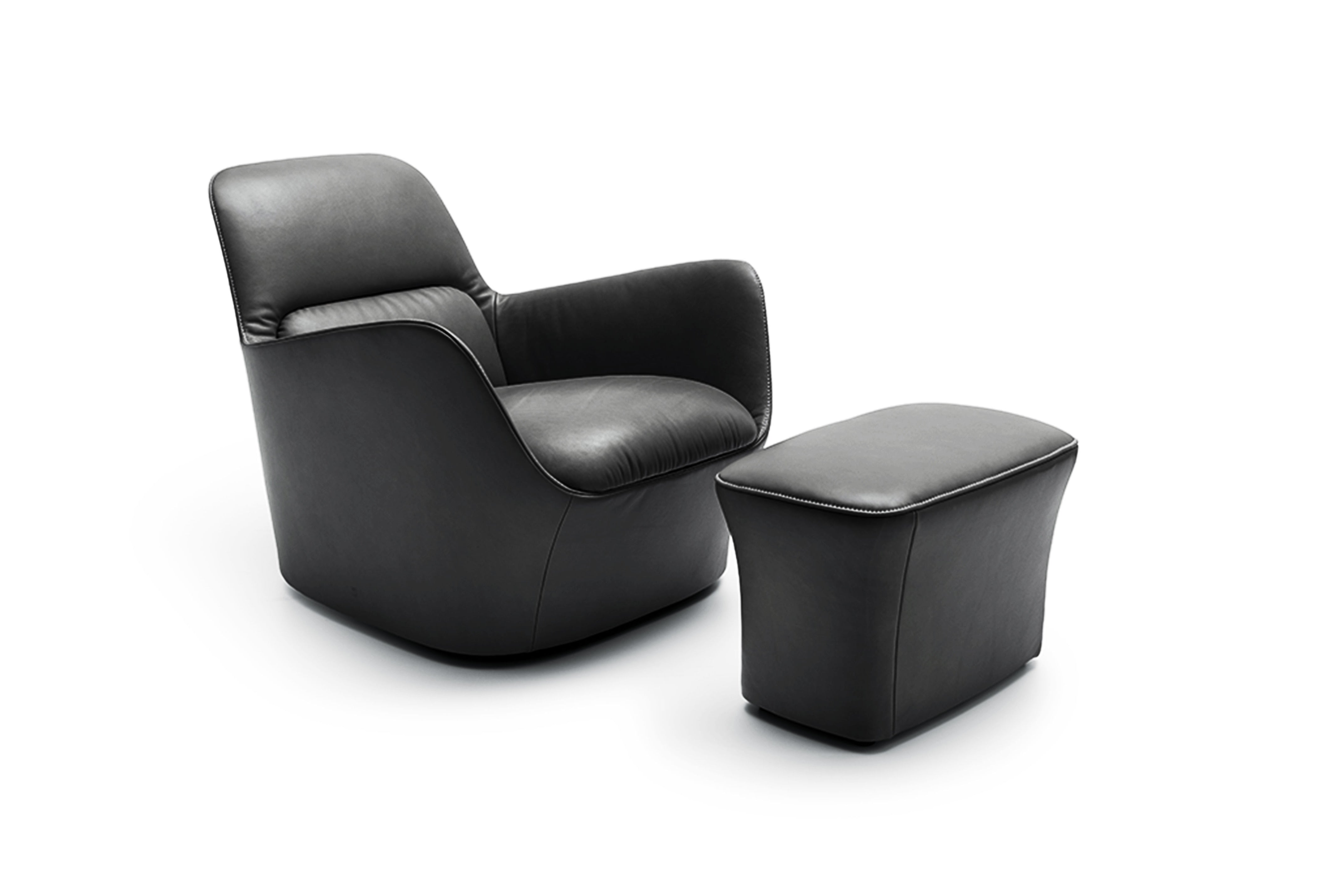 DS-110 armchair and stool – de Sede Switzerland